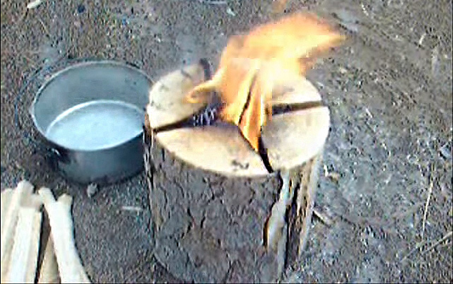 Swedish Fire Torch – Buschcraft Stove for Cooking - Savage Camper