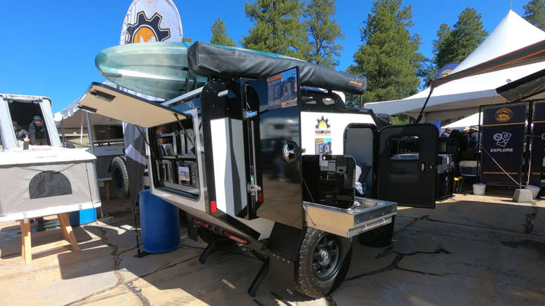 Off Grid Trailer's Expedition 2.0 Squaredrop Camper at Overland Expo